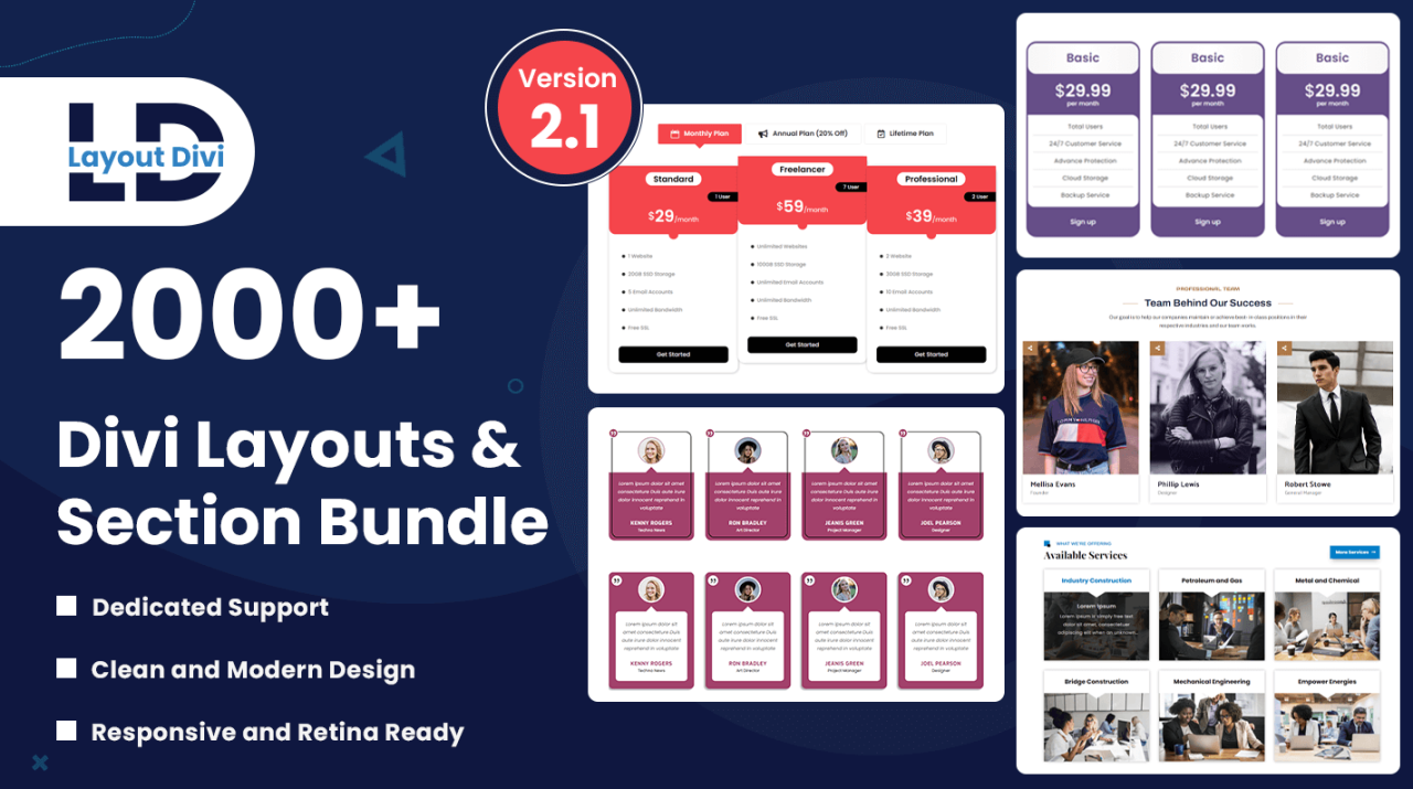 Divi Custom Tabs Layout Pack | Divi Layouts