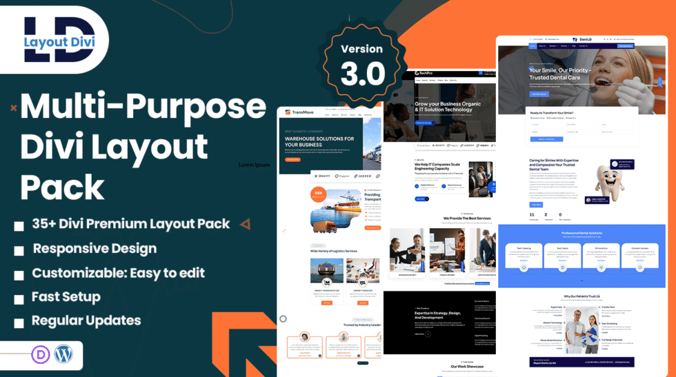 Divi Multipurpose Layouts & Layout Packs | Divi Layouts | The Divi ...